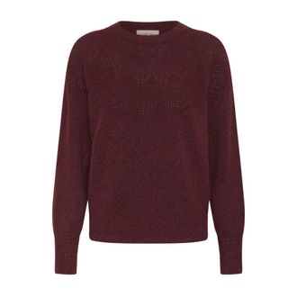 Cream CRJunah Pullover - - Knitwear - Damen - Rot - L