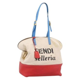 Fendi Sac cabas vintage Pre-owned en toile - Femme - Pre-owned - Multicolore - Taille: ONE Size