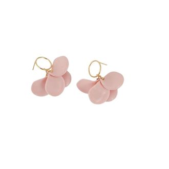 Malababa Femme, Accessoires, Rose, Taille: ONE Size Boucles doreilles Motif P&eacute;tale