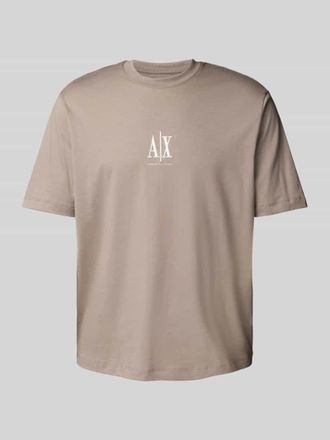 A|X Armani Exchange T-Shirt mit Label-Print