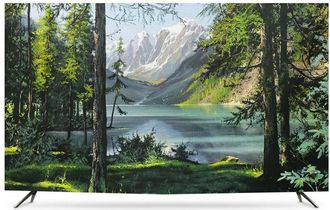 Generic Tv-Abdeckung, Staubdicht, Tv-displayschutz Für LCD, Led, Malerei, Muster, Innenbereich, Schlafzimmer, Wohnzimmer, Dekoration, Staubschutz Für Fernsehe