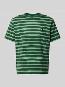 Wood Wood Relaxed Fit T-Shirt mit Logo-Stitching Modell Easton