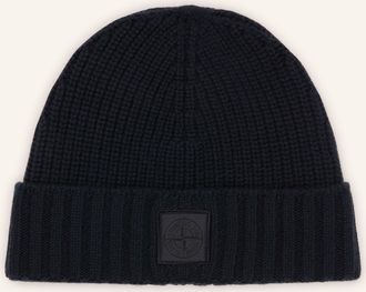 Stone Island Cashmere-M&uuml;tze Ghost blau