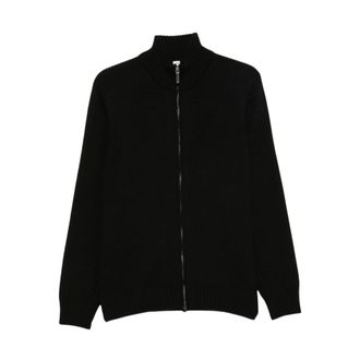 KANGRA Cardigan aus Schurwolle - - Knitwear - Herren - Schwarzk - L