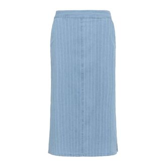 Part Two Gestreifter Denimrock - - Skirts - Damen - Blau - 2XS