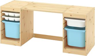 IKEA TROFAST Schreibtisch mit Boxen/Ablagen
