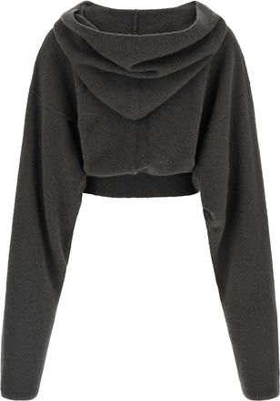 Rick Owens Tower Pull Hoodie - Grey