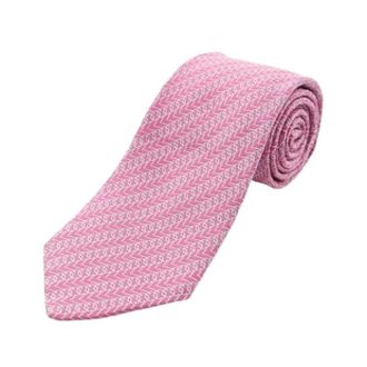 Herm&egrave;s Pre-owned Krawatte - - Pre-owned - Herren - Rosa - ONE SIZE