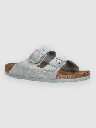 Birkenstock Arizona Suede Leather Sandales bleu