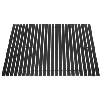 BESPORTBLE Bambus Duschmatte rutschfest 50X80cm Anti Rutsch Badematte f&uuml;r Badezimmer und Badewanne Schwarze Bambus Bodenmatte mit Rutschfester Oberfl&auml;che f&uuml;r Zuh