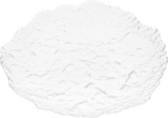 Cabilock Glas Servierteller Steakplatte 9.45 Zoll Kreatives Design Für Pasta Und Westliche Küche Wiederverwendbar Leicht Zu Reinigen