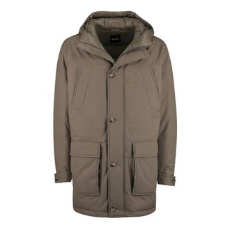 HUGO BOSS Homme, Manteaux, Brun, Taille: L Down Manteaux