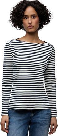 Street One Gestreiftes T-Shirt Shadowed Navy 36