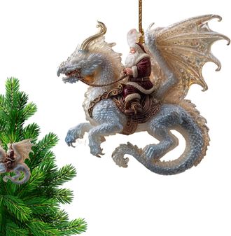 Generico Weihnachtsbaum, Weihnachtsmann, zweidimensionale Dekoration zum Aufh&auml;ngen und Aufbewahren, Weihnachtsmann aus Acryl, f&uuml;r Weihnachtsbaum, T&uuml;r, Kaminreg