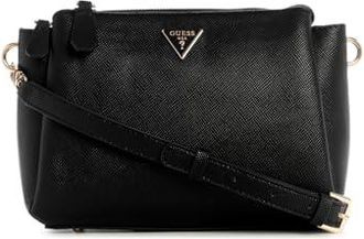 Guess Noelle II Tri Comp Crossbody Bag Black