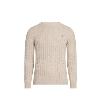 GANT Pull en maille torsad&eacute;e en coton