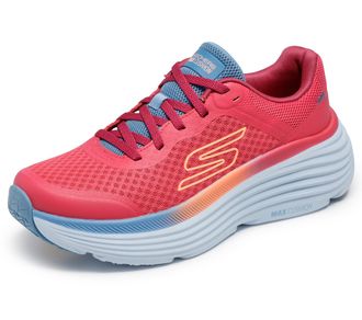 Skechers Damen Max Cushioning Endeavour Canova Sneaker, Rot/Mehrfarbig, 39.5 EU