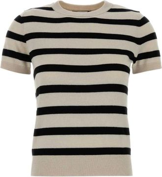 Max Mara Femme, Pulls, Multicolore, Taille: 42 FR Pull en Laine Brod&eacute;e