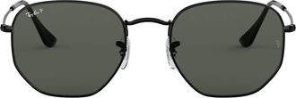 Ray-Ban Herren Hexagonal Brillengestelle, Schwarz (Black/Polargreen), 54