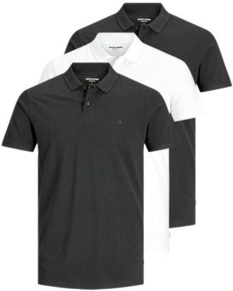 Jack & Jones Poloshirt (3er-Pack) in Unifarbe