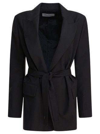 Max Mara Blazer en toile de laine Max Mara
