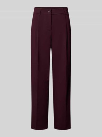 Cambio Cropped Barrel Leg Hose mit Bundfalten Modell Ortensia