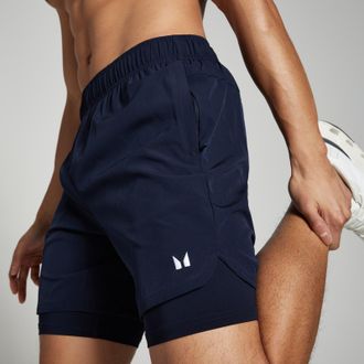 MyProtein Short dentra&icirc;nement 2-en-1 MP pour hommes - Bleu marine - XS