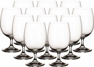 Villeroy & Boch La Divina Wasserkelch-Set 12-teilig, 330 ml, Klassische Wassergläser, Kristallglas