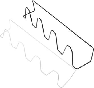 NUOBESTY 2 Stück Wand Schuhregal ohne Bohren Feuchtigkeitsbeständig Platzsparend für Hausschuhe Badezimmer und Flur Inkl Montagezubehör