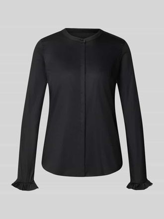 Mos Mosh Bluse mit Mao-Kragen und R&uuml;schen&auml;rmeln Modell Mattie