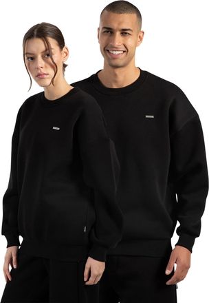 Smilodox Sweatshirt Unisex Riven, Oversize Fit Pullover mit Graviertem Metalllabel, Langarmshirt aus weichem Material, Bequemes Tragegef&uuml;hl, vielseitig kombini