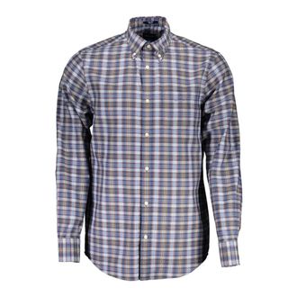 GANT Homme, Chemises, Bleu, Taille: S Chemise Bleue &agrave; Manches Longues