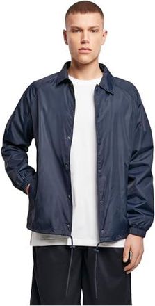 Build Your Brand Coach Jacket Veste, Bleu Marine, XS Homme