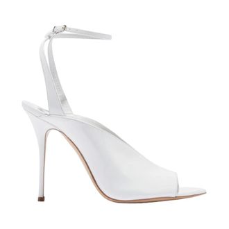 Casadei Femme, Chaussures, Blanc, Taille: 37 EU Sandales Slingback Scarlet