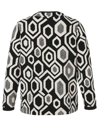 Via Appia Due Sweatshirt (1-tlg) mit Stehkragen, gro&szlig;e Gr&ouml;&szlig;en