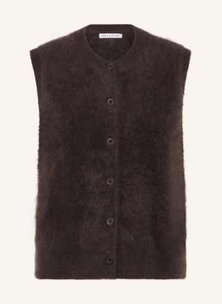 Mrs & Hugs Mrs & Hugs Strickweste Aus Cashmere braun