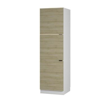 Vicco Herdumbauschrank Fame-Line, Herdschrank, Eiche Paneel, 60 cm