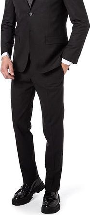 Daniel Hechter Herren Hose schwarz Schurwoll-Stretch