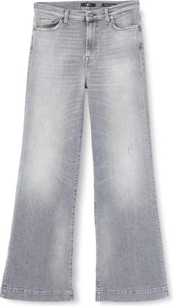 7 For All Mankind Damen Modern Dojo Jeans, Grau, 31W / 31L EU