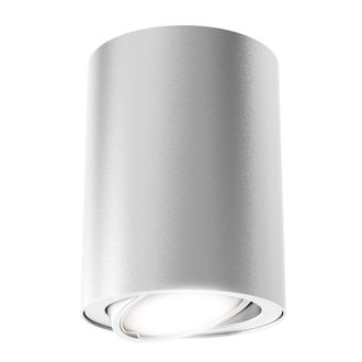 Briloner Briloner Leuchten LED Aufbauleuchte, Deckenlampe GU10, Reflektor schwenkbar, 400 Lumen, 3.000 Kelvin, Silber, Ø 8cm, 5 W, Silberfarbig