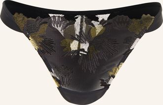 HUGO BOSS String Dahlia Mit Glitzergarn schwarz