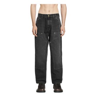 Carhartt Work in Progress Homme, Jeans, Noir, Taille: S Jeans droits