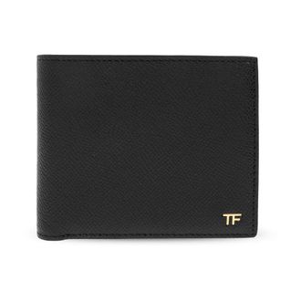 Tom Ford Kleine Bifold-Geldb&ouml;rse aus genarbtem Leder - - Accessories - Herren - Schwarzk - ONE SIZE