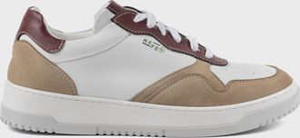 Risorse Future Herren vegan Sneakers Wave Bordeaux Haselnuss