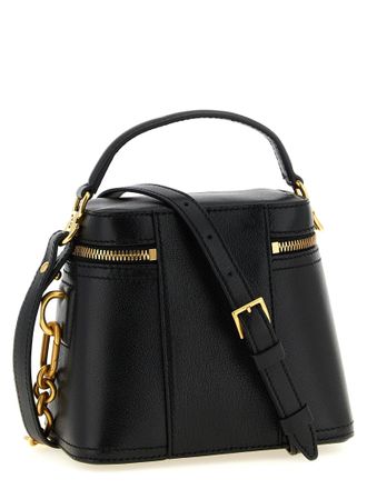 Balmain Pulse Vanity Top Handle Bag - Black