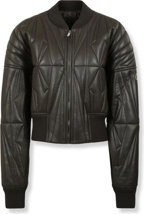 Moncler Homme, Vestes, Brun, Taille: M Geocamo Cropped Jacket