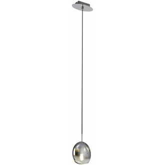 Mantra Mantra - Suspension, Suspension small Lens Gris en Verre