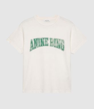 Anine Bing Tee Shirt Shelley Ecru