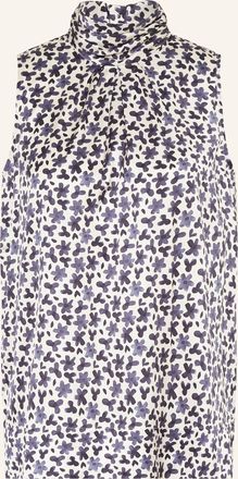 Hemisphere Hemisphere Blusentop Aus Seide blau