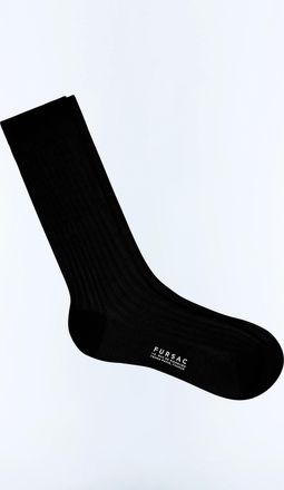Fursac Chaussettes en coton fil d&eacute;cosse - Taille L - Homme